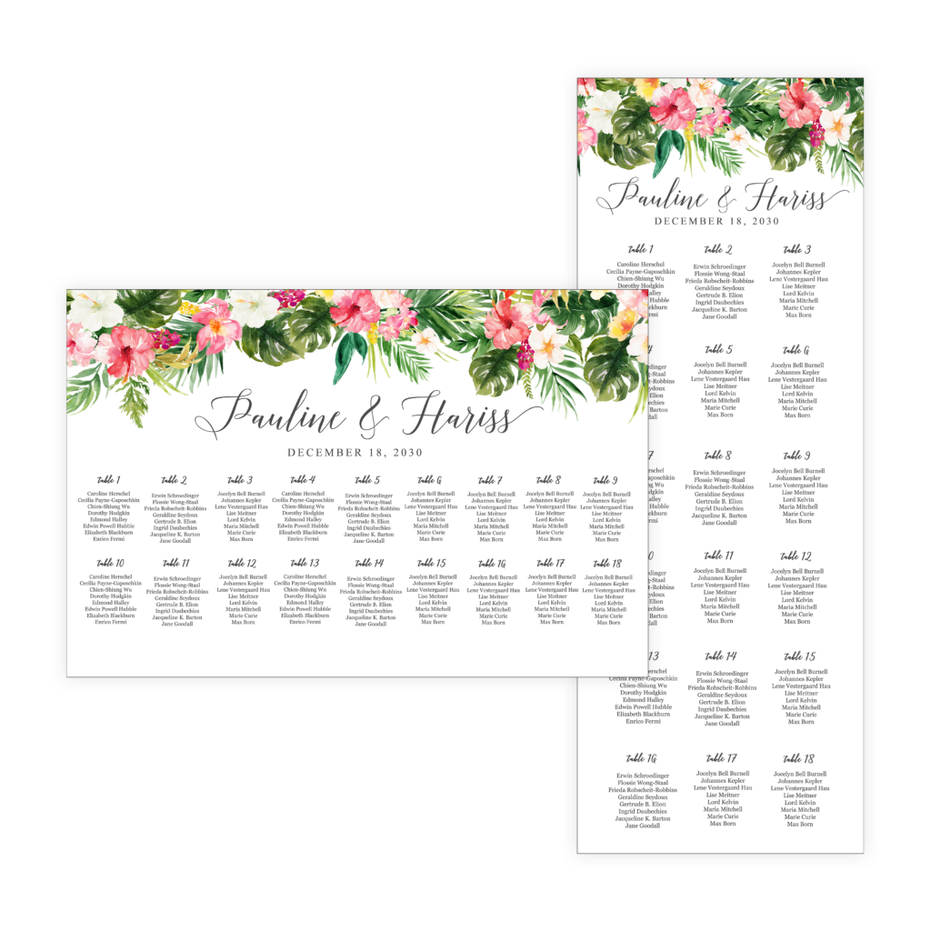 Seating Chart Sign For Weddings & Events · VintageBASH